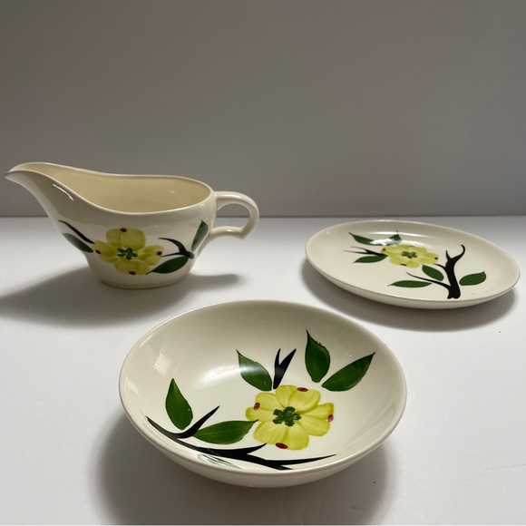 Dining | Vintage Blue Ridge Southern Pottery Dixie Dogwood Creamer ...